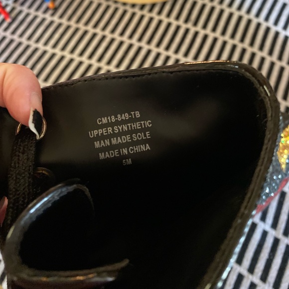 Current Mood | Shoes | Dolls Kill Current Mood Glitter Rainbow Platform ...